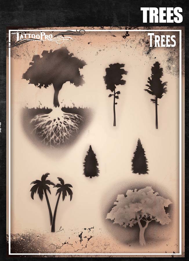 Trees – Tattoo Pro Stencils