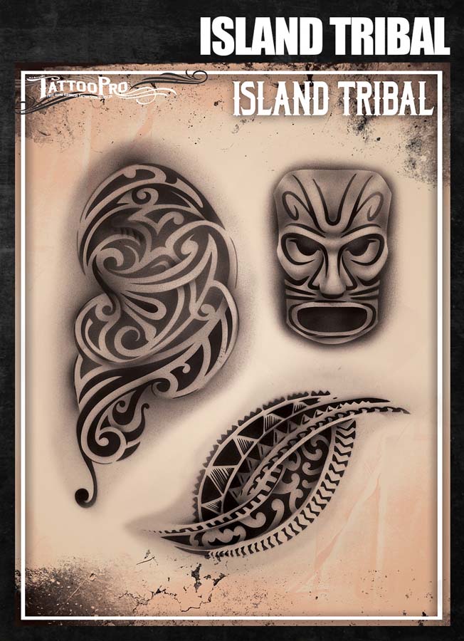 Island Tribal – Tattoo Pro Stencils