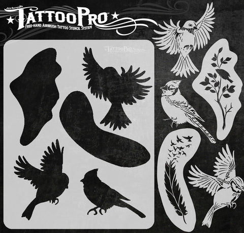 large bird stencils