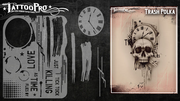 TRASH POLKA – Tattoo Pro Stencils